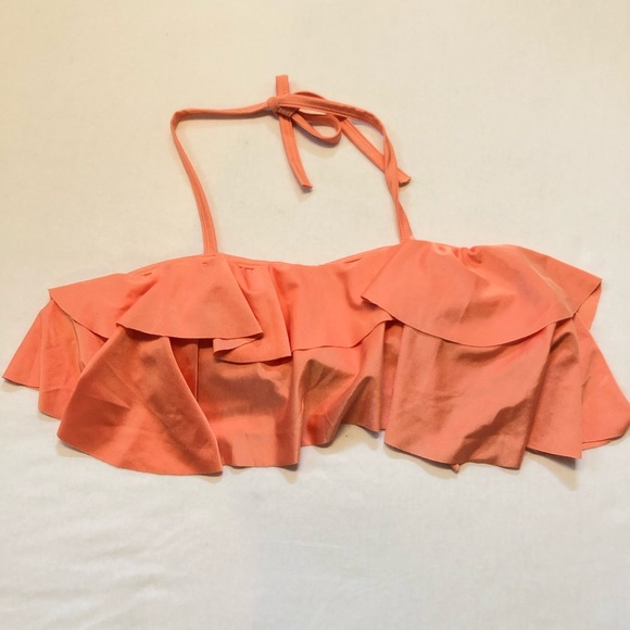 Swim | Layered Ruffle Swimsuit Bikini Top Large | Poshmark